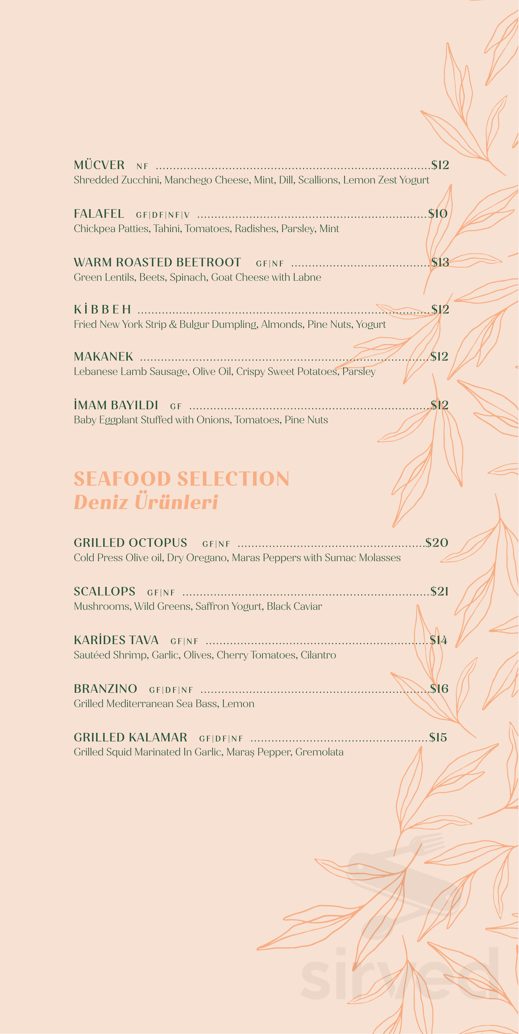 Agora Tysons menus in McLean, Virginia, United States