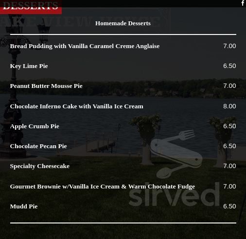 Lakeview House menu in Newburgh, New York, USA