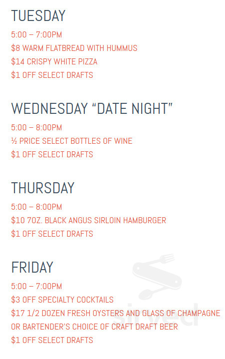 Sidney Tavern menu in East Berlin, Pennsylvania, USA