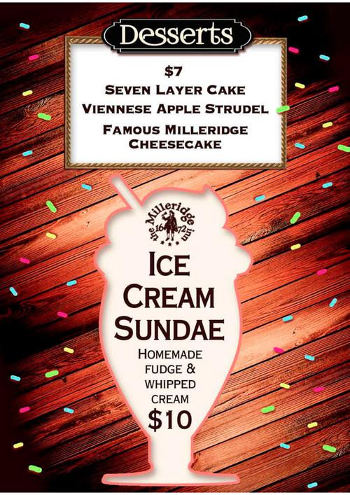 The Milleridge Inn menu in Jericho, New York, USA