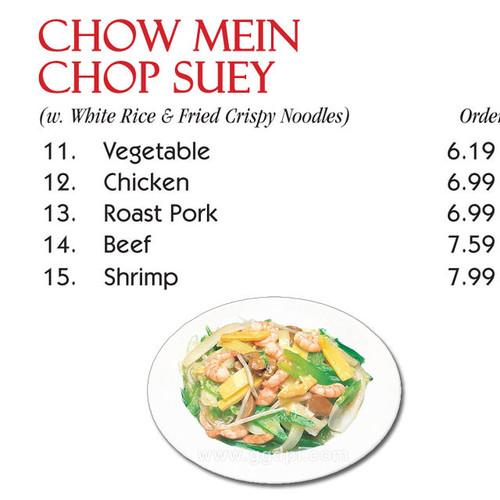 WooChi Super Buffet menu in Mesa, Arizona, USA