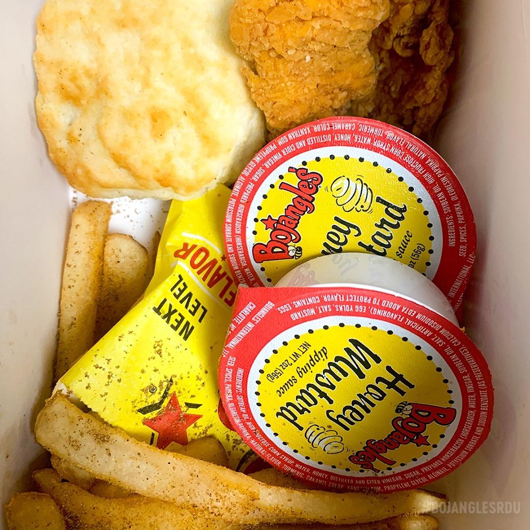 Bojangles menu in Richmond, Virginia, USA