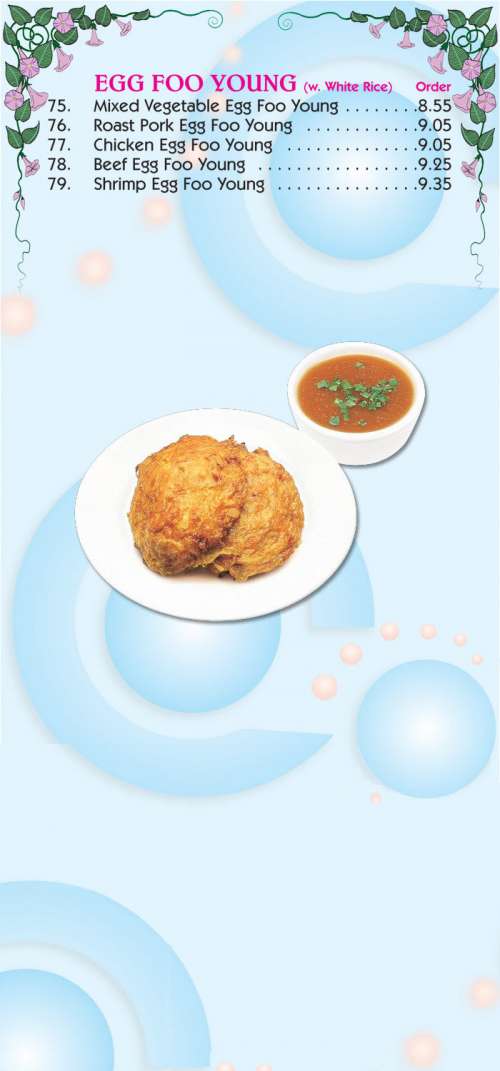 New Man Hing menu in Nutley, New Jersey, USA