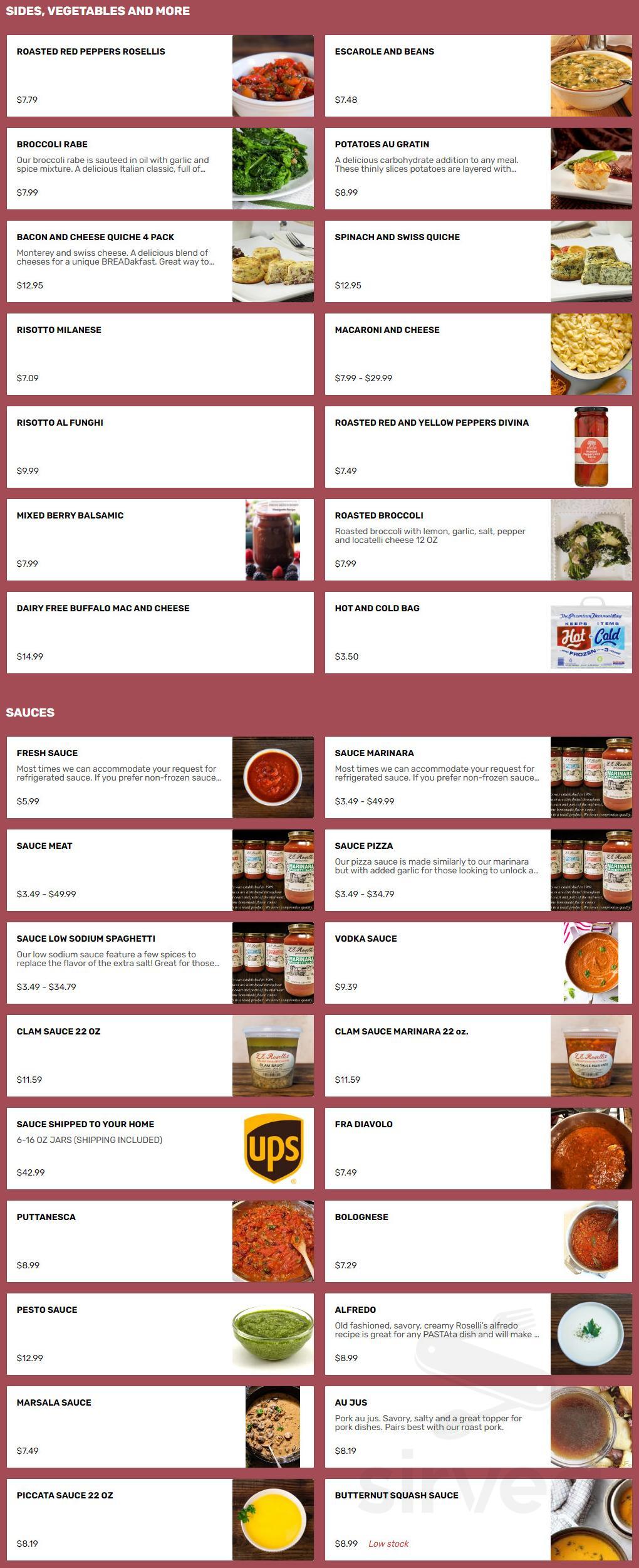 Roselli's Italian Market menus in Medford, New Jersey, United States