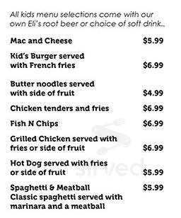 Sea Dog Brewing Co. menu in Treasure Island, Florida, USA