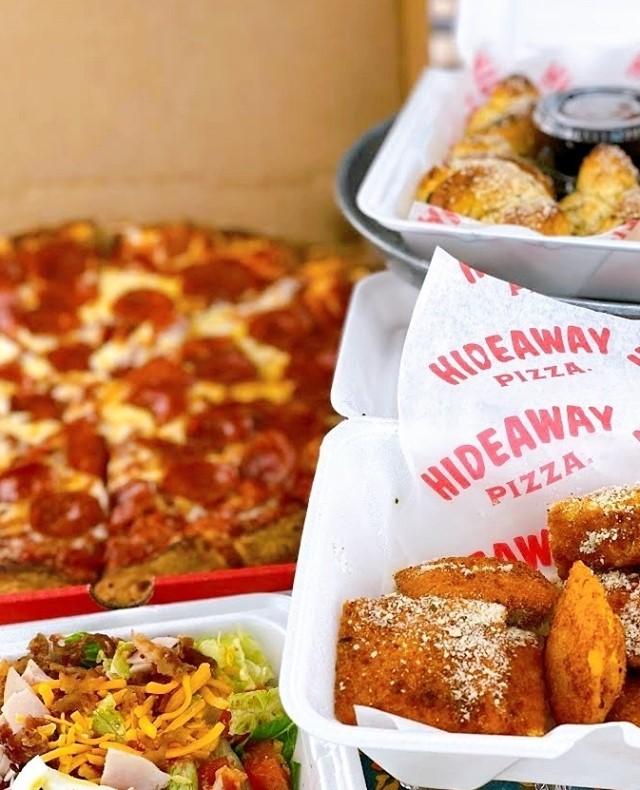 Hideaway Pizza menu in Owasso, Oklahoma, USA