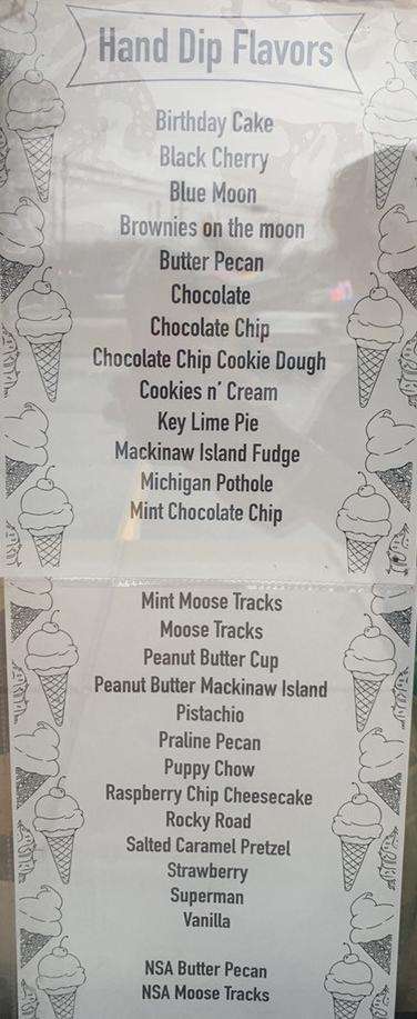 Mr. C's menu in White Lake Charter Township, Michigan, USA