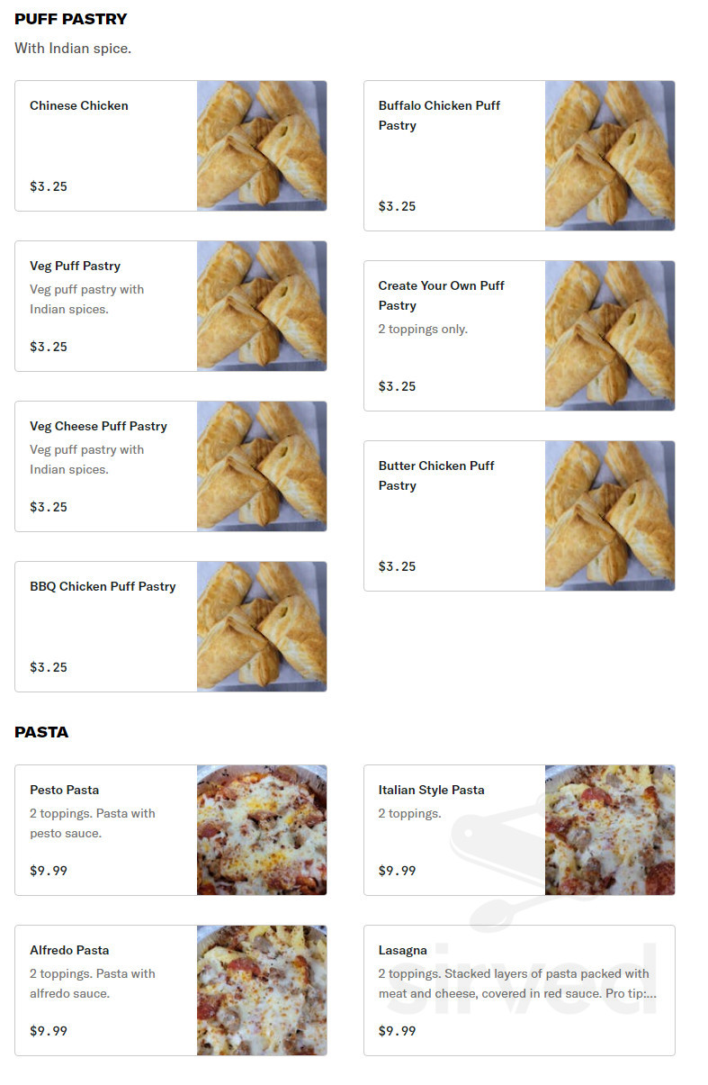 Menu - Panama City FL's Gamo's Pizza | Sirved