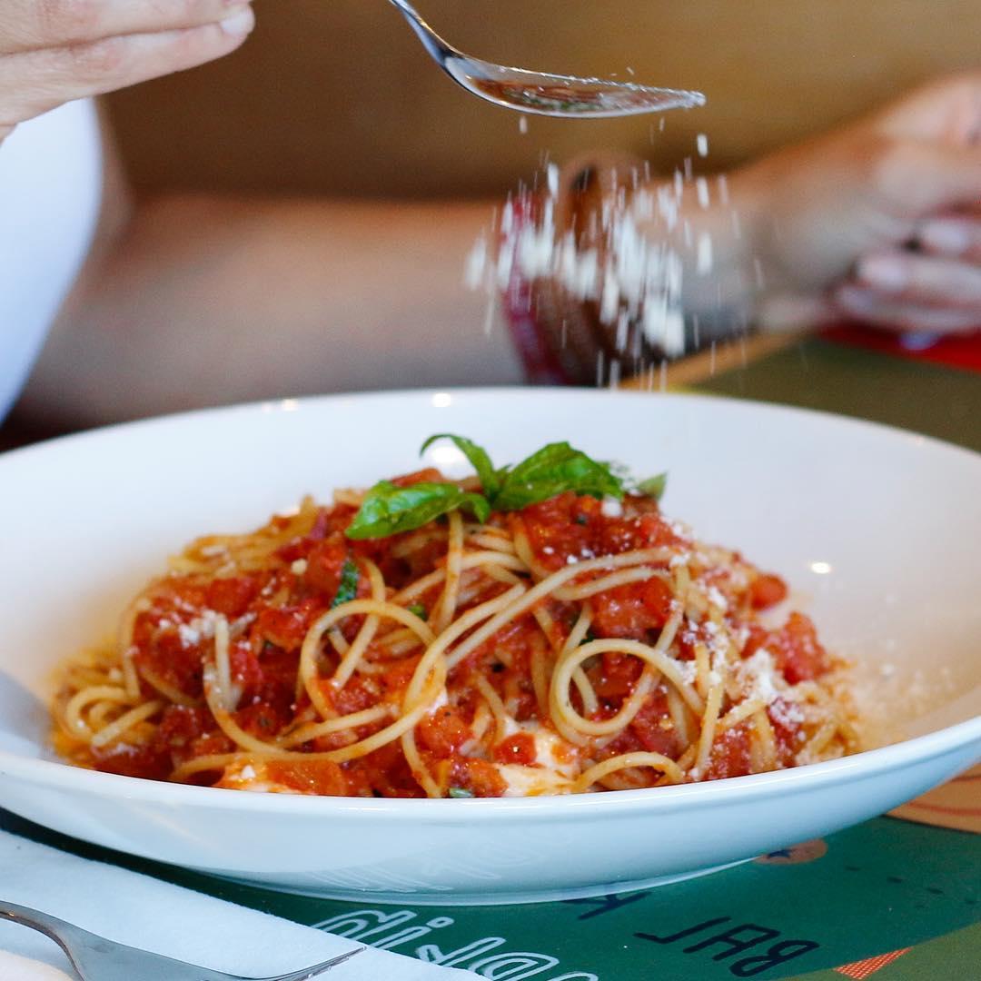 Piola menu in Miami, Florida, USA