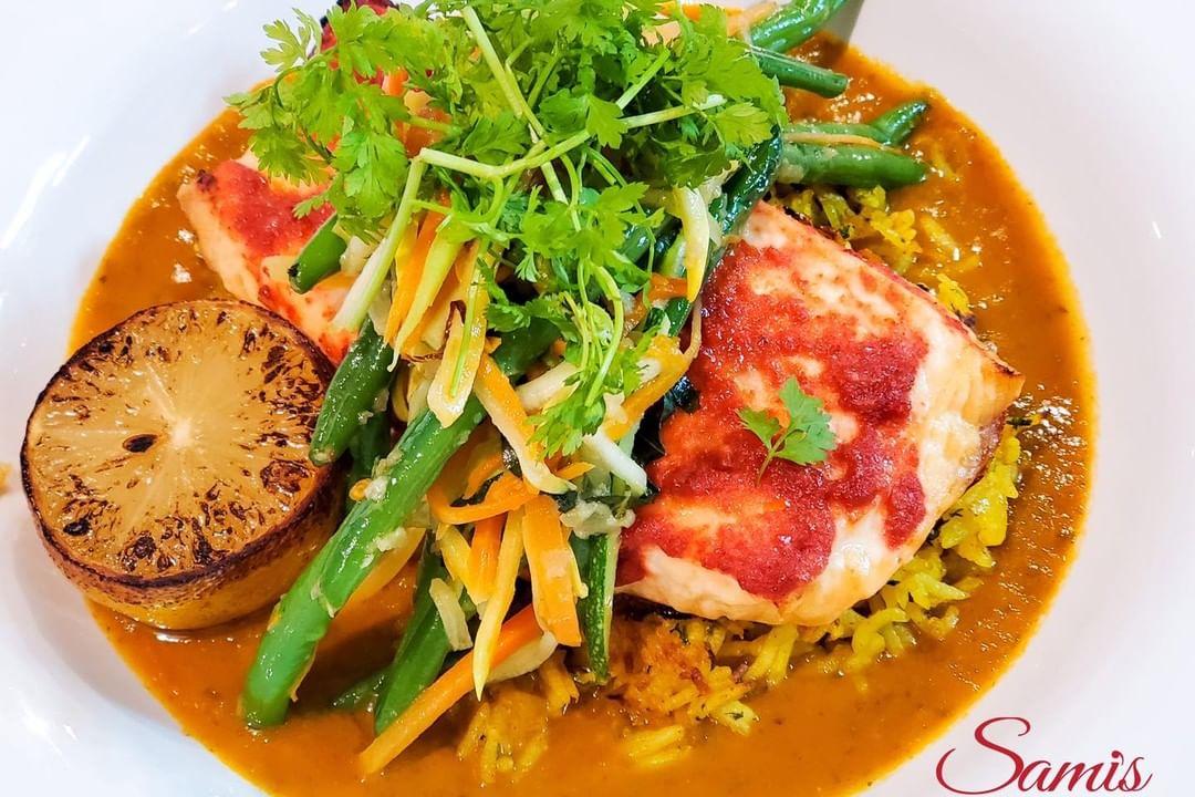 Sami's menu in Marco Island, Florida, USA