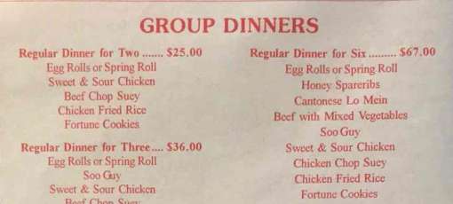 Menu for Lucky Kitchen Restaurant in Harrow, ON | Sirved