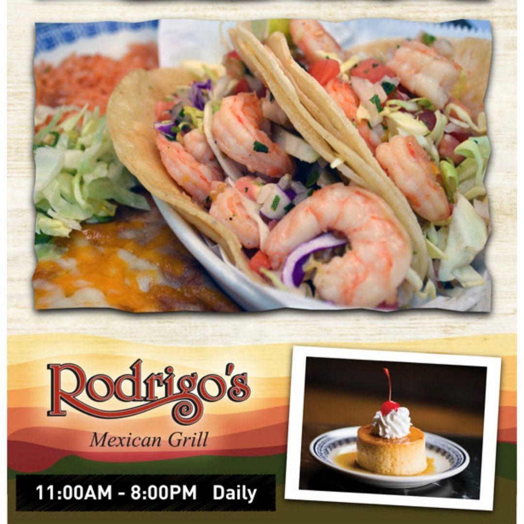 Rodrigo's Mexican Grill menu in Laguna Hills, California, USA