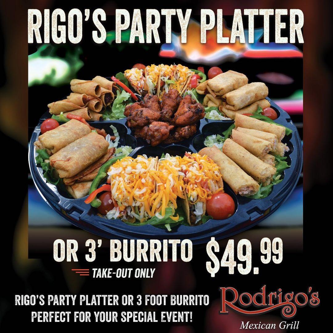 Rodrigo's Mexican Grill menus in Anaheim, California, United States