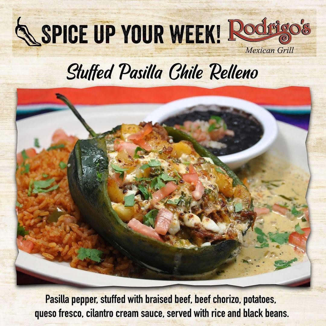 Rodrigo's Mexican Grill menus in Riverside, California, United States