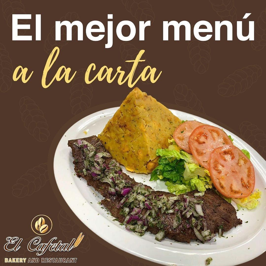 Panaderia y Restaurant El Cafetal menu in Orlando, Florida, USA