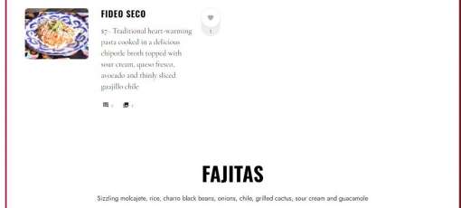 Menu for Ambriza in Katy, TX | Sirved