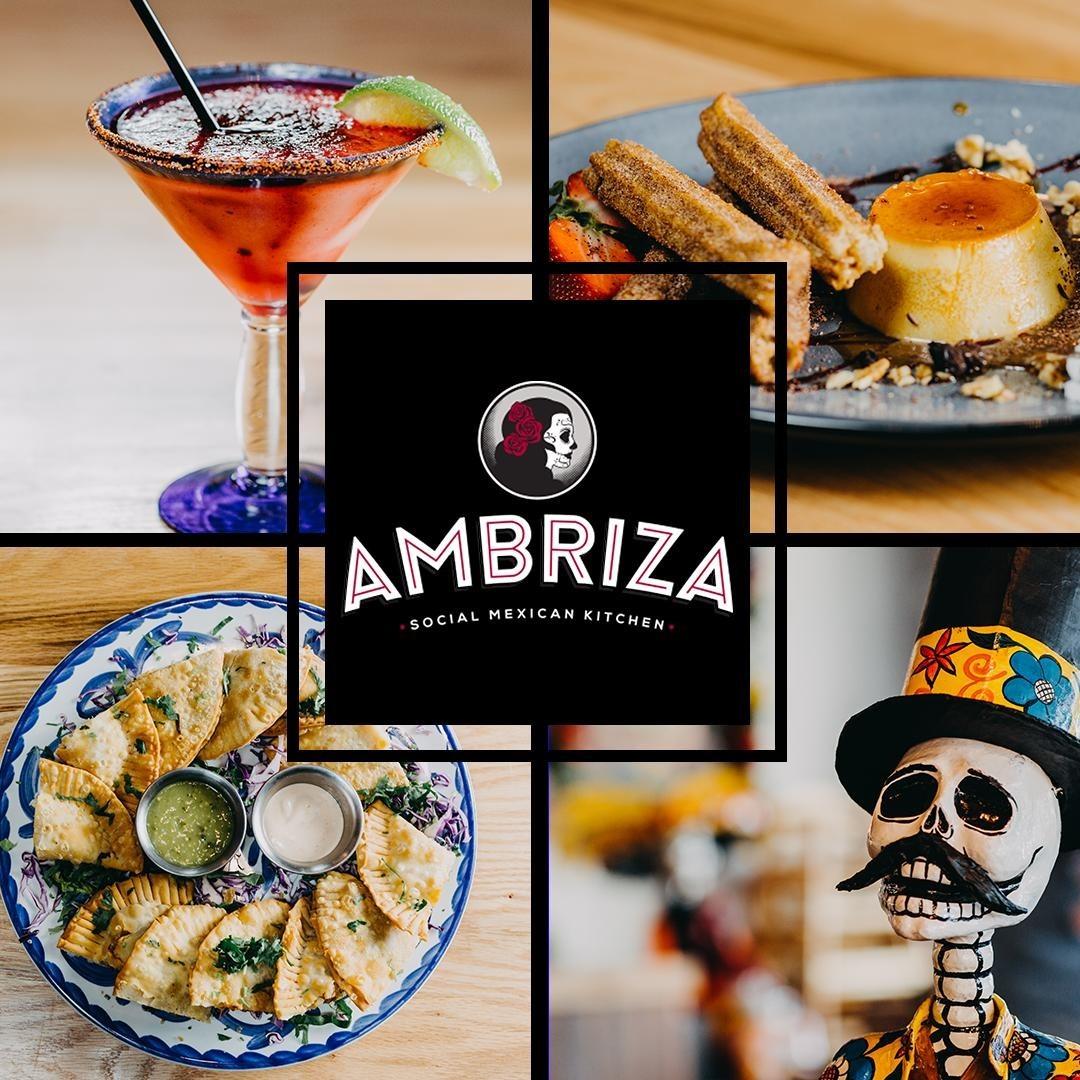 Ambriza menu in Katy, Texas, USA