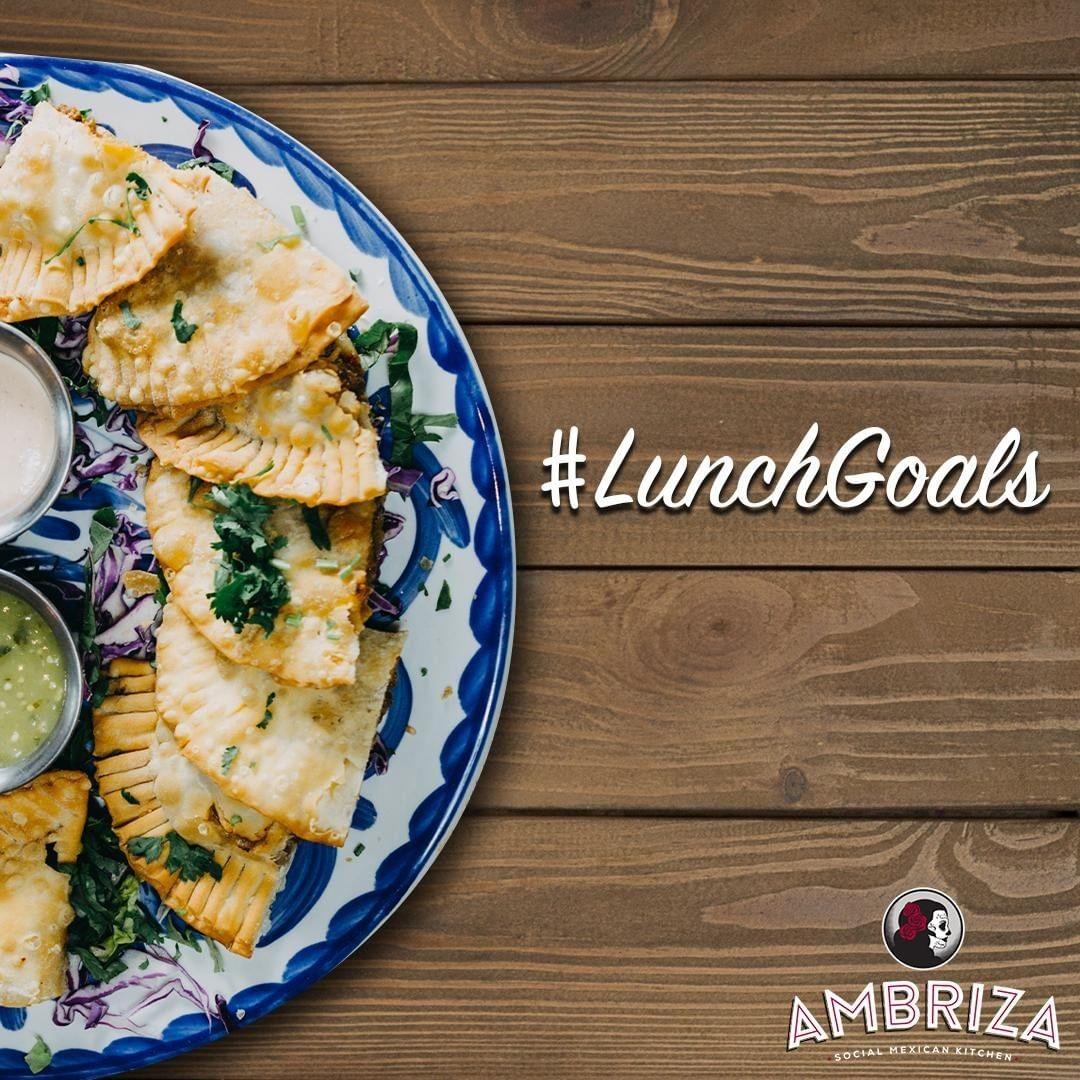 Ambriza menu in Houston, Texas, USA