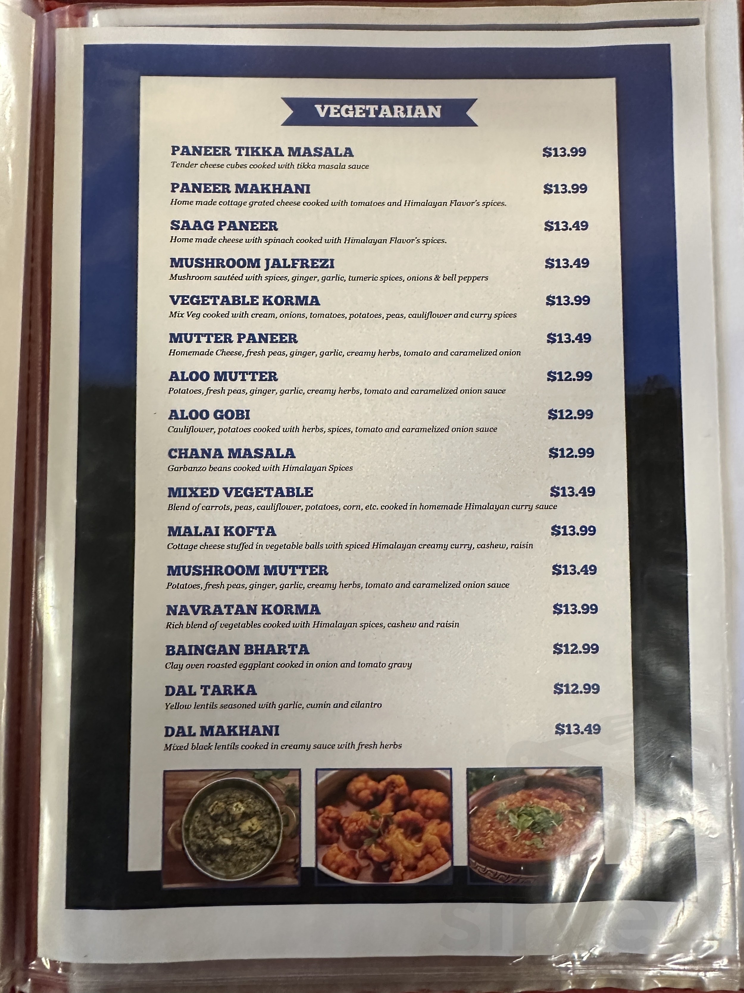 Himalayan Flavor-Logan menu in Logan, Utah, USA