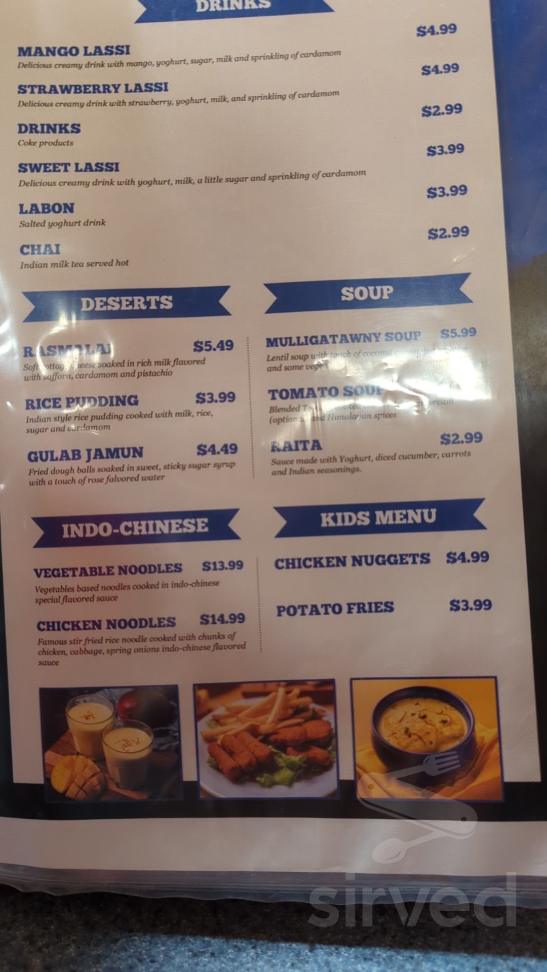 Himalayan Flavor-Logan menu in Logan, Utah, USA