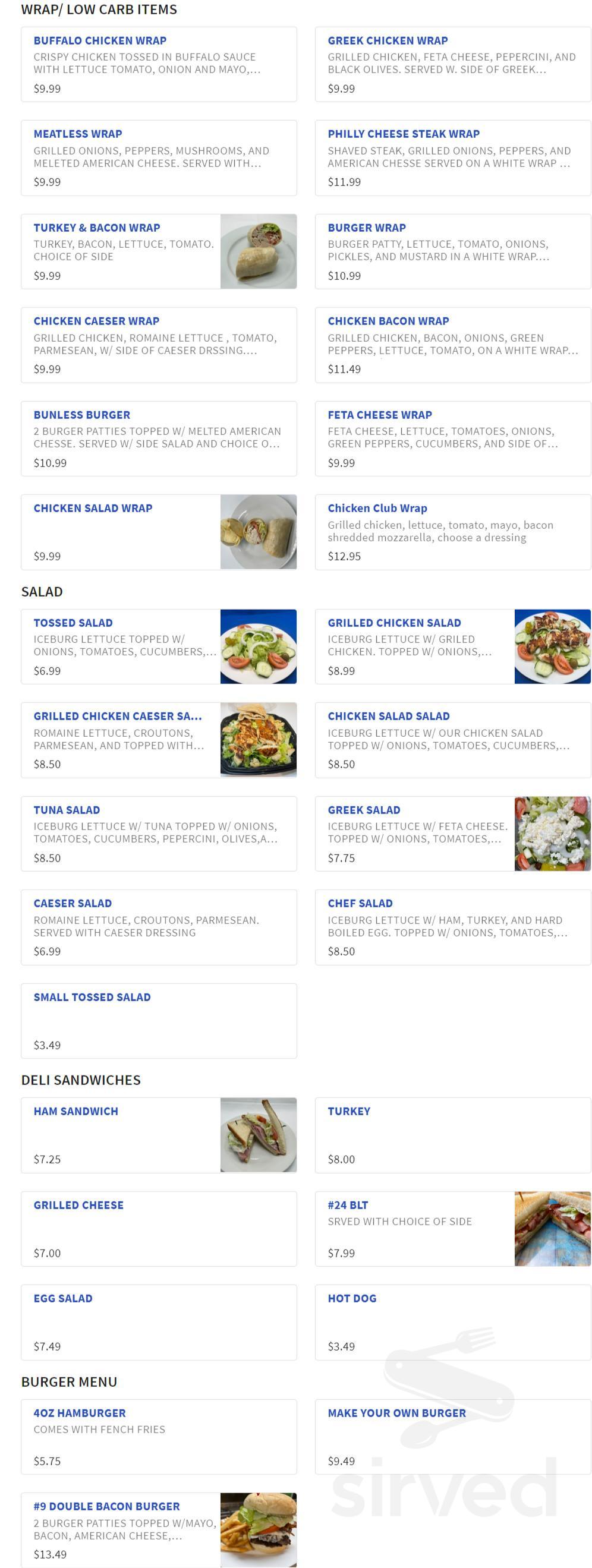 Munchies Breakfast & lunch menu in Fall River, Massachusetts, USA