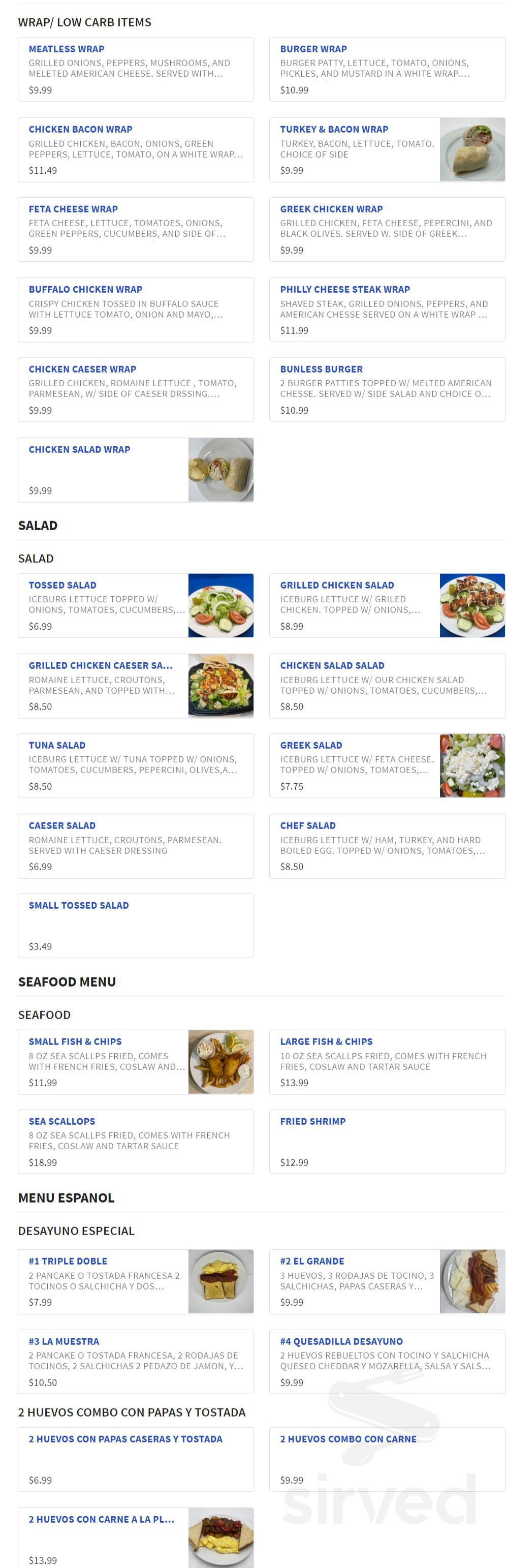 Munchies Breakfast & lunch menu in Fall River, Massachusetts, USA