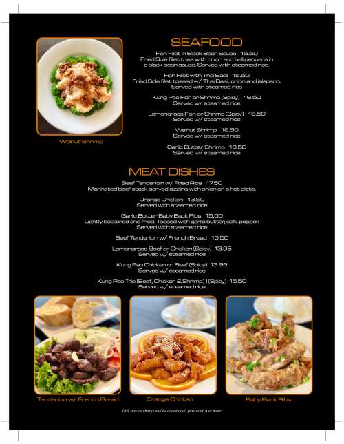 PT Eatery menu in San Diego, California, USA