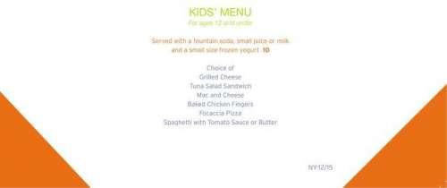 Forty Carrots menu in Chicago, Illinois, USA