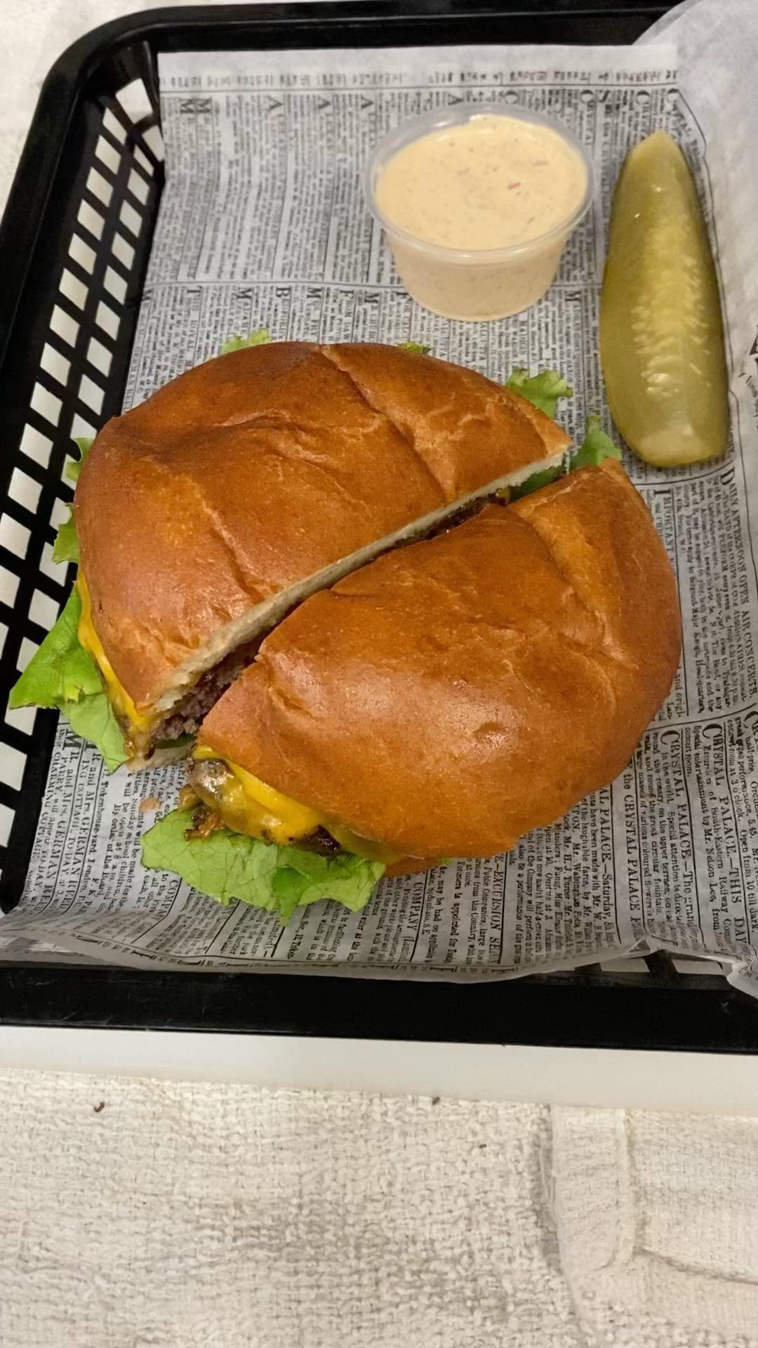 The Salty Pickle menu in Coalinga, California, USA