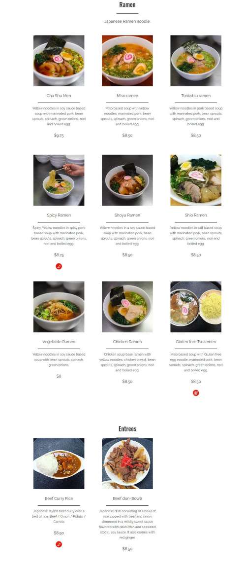 Menkoi Ramen House - Fayetteville menu in Fayetteville, North Carolina, USA