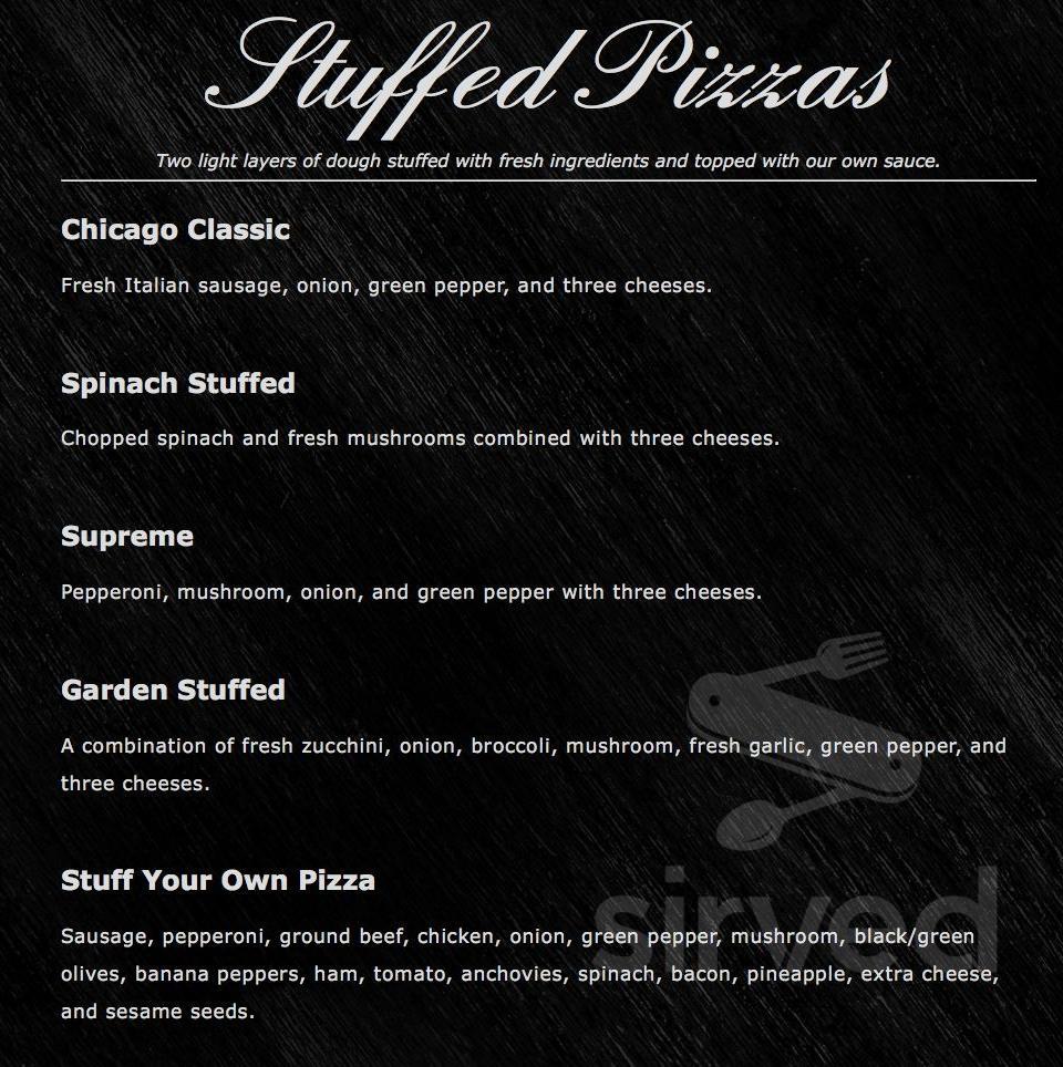 Menu - Cincinnati OH's Werkhaus Pizza | Sirved