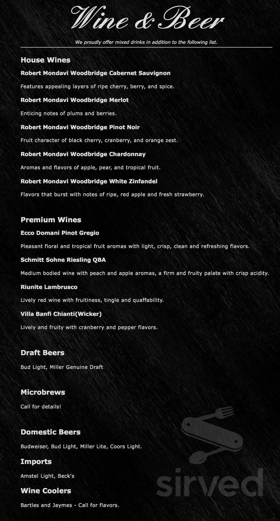 Werkhaus Pizza menu in Cincinnati, Ohio, USA