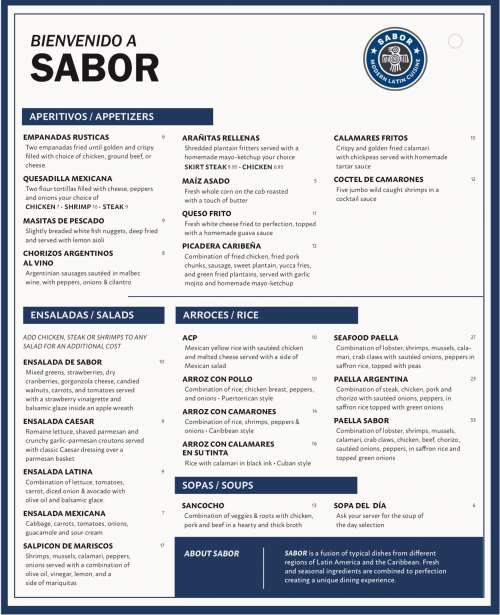 The Laughing Owl Restaurant menu in Kinston, North Carolina, USA