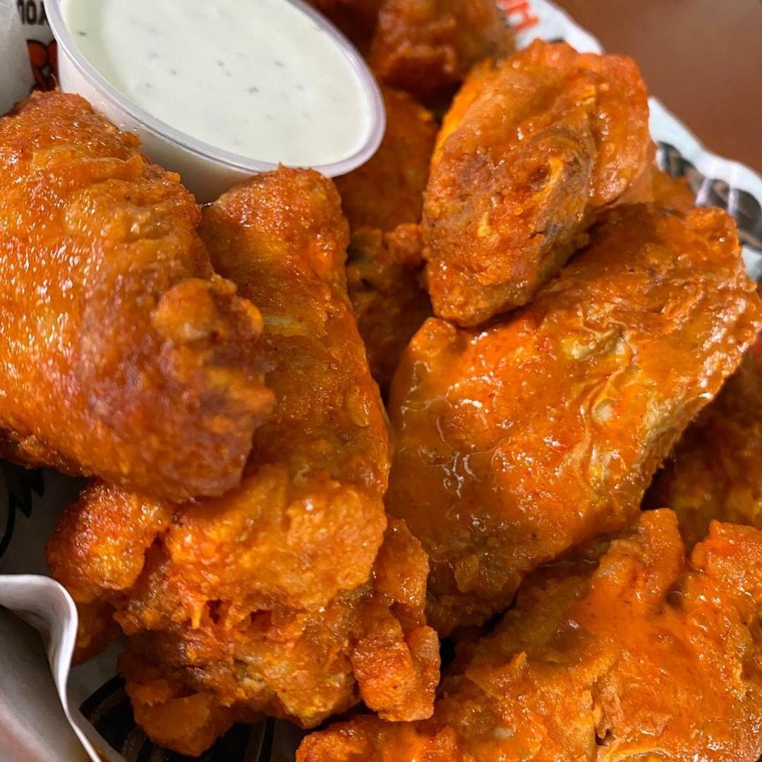 Hooters menu in Destin, Florida, USA
