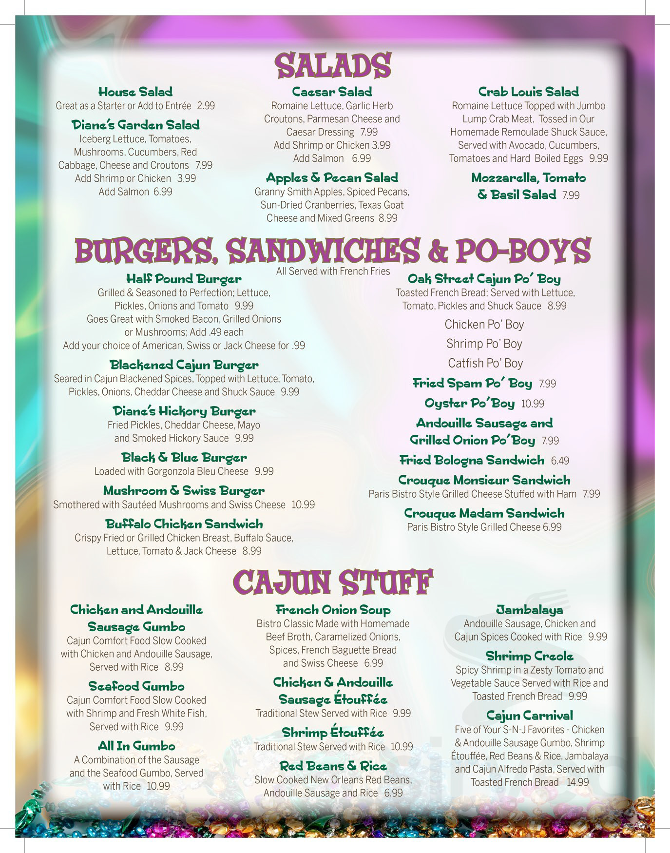 Shuck N Jive menus in Richardson, Texas, United States