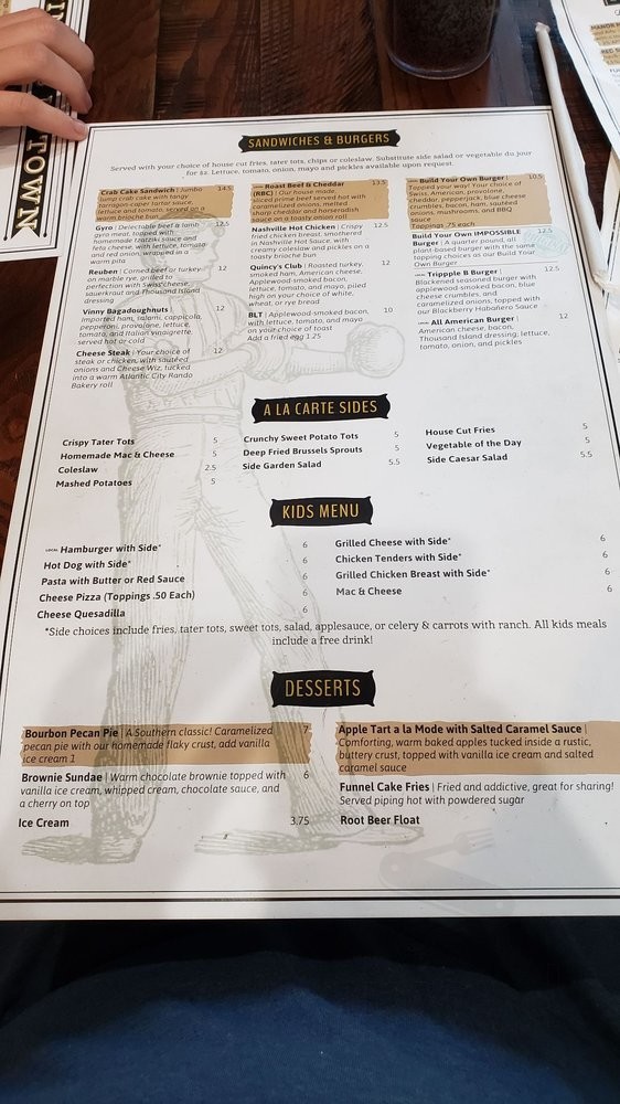 Menu for Quincy’s Uptown Bar and Grill in Damascus, MD | Sirved