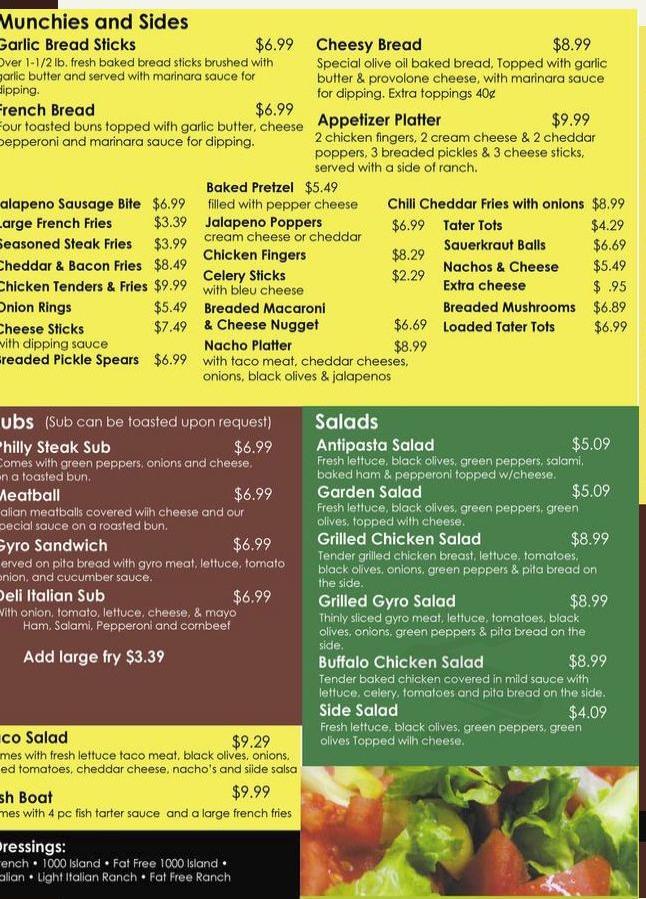 Menu - Kent OH's Eldorado's Pizza Pie | Sirved