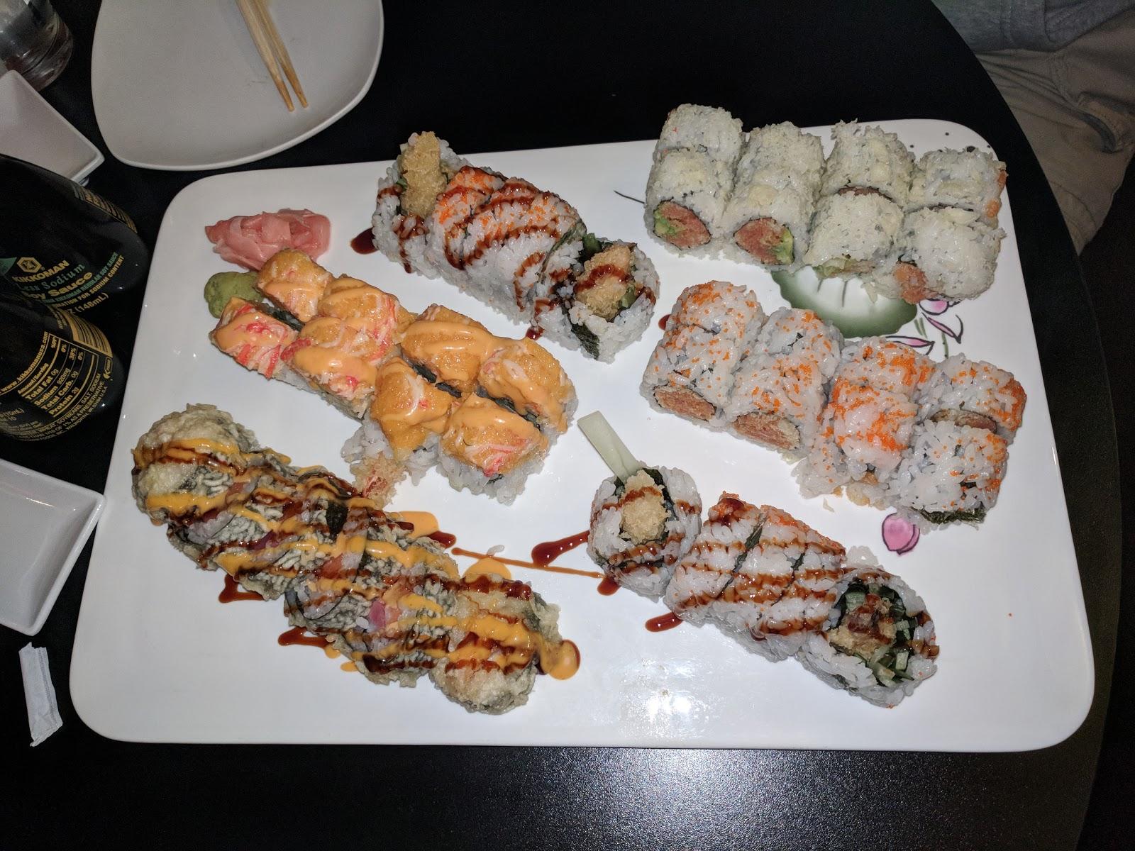 Ming Sushi menu in New Bedford, Massachusetts, USA