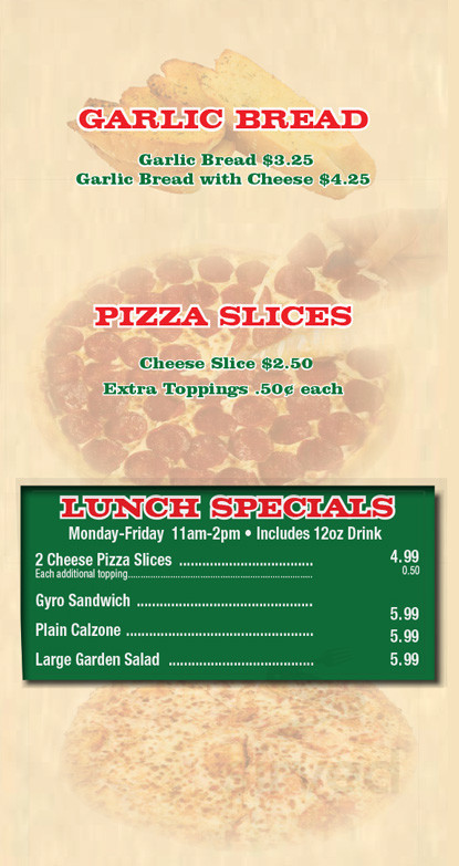 Mo's Pizzeria menus in Leander, Texas, United States
