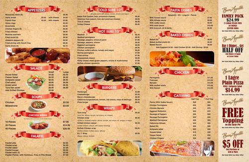 Buon Appetito Pizzeria and Restaurant menu in Metuchen, New Jersey, USA