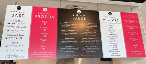 Wok The Line - Asian Cuisine menu in Pleasant Grove, Utah, USA