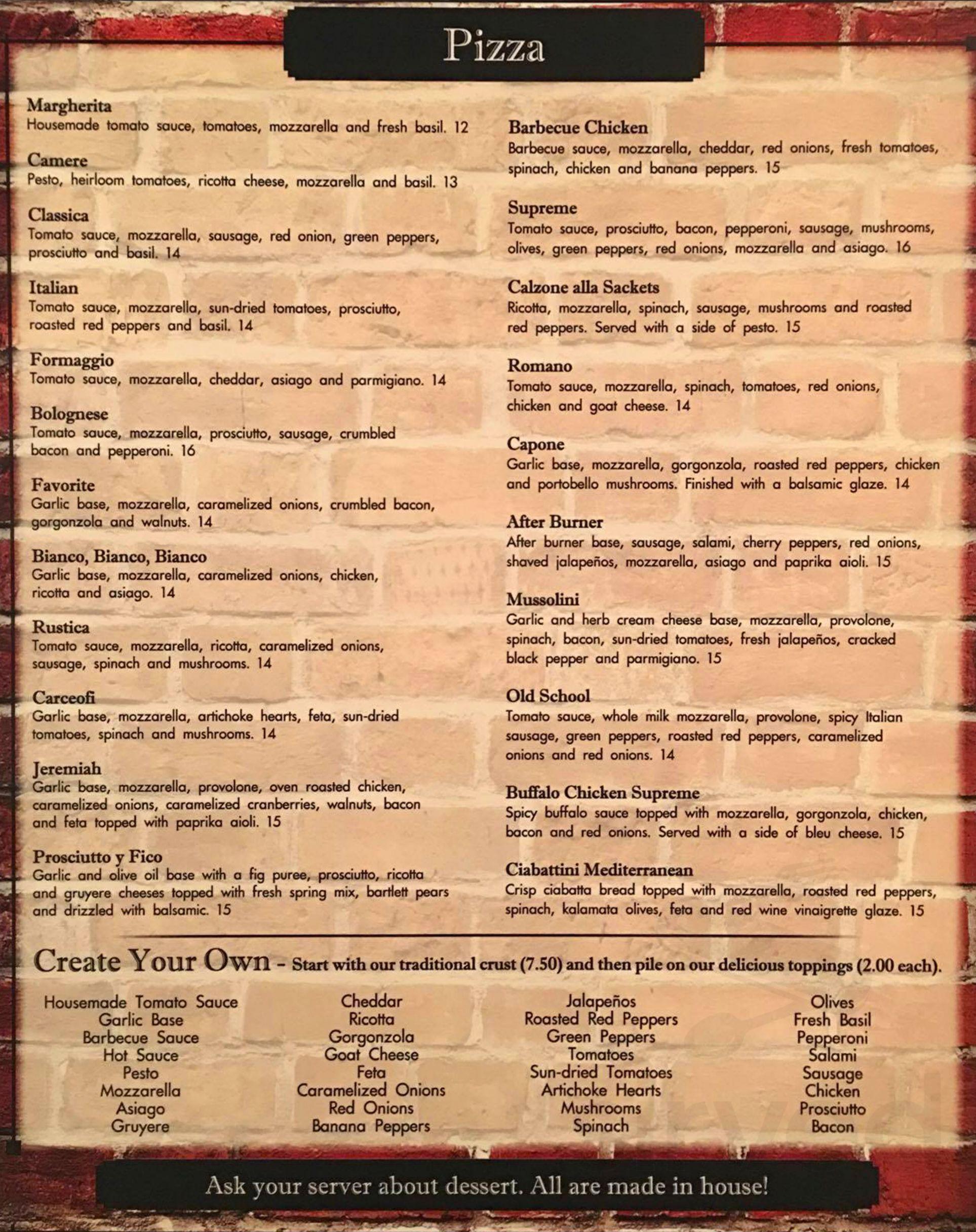 Good Fellos menu in Sackets Harbor, New York, USA