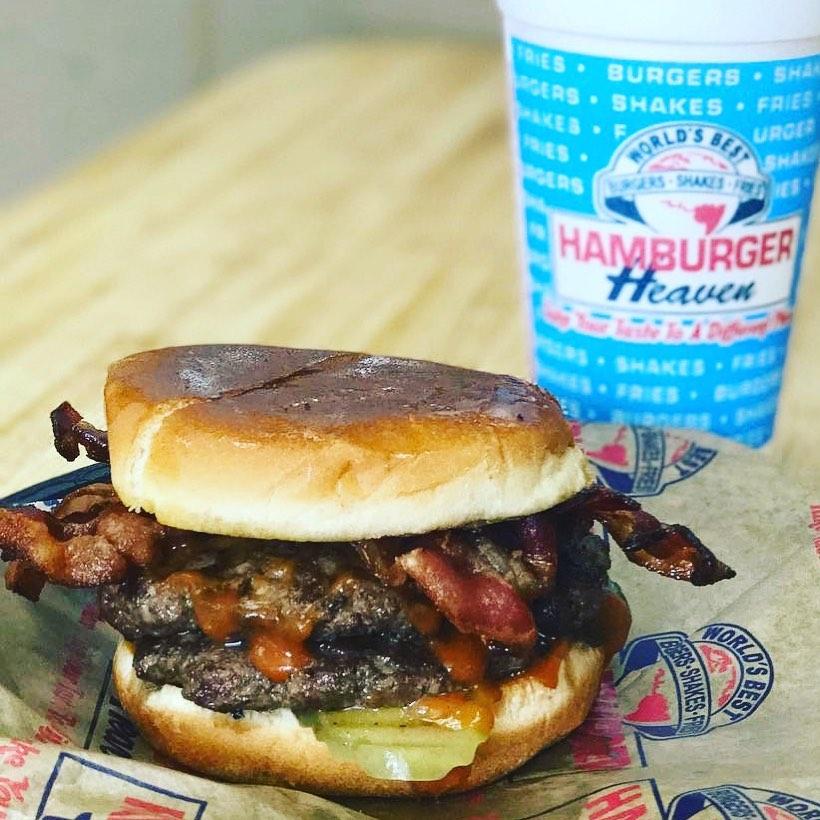 Hamburger Heaven menu in Birmingham, Alabama, USA