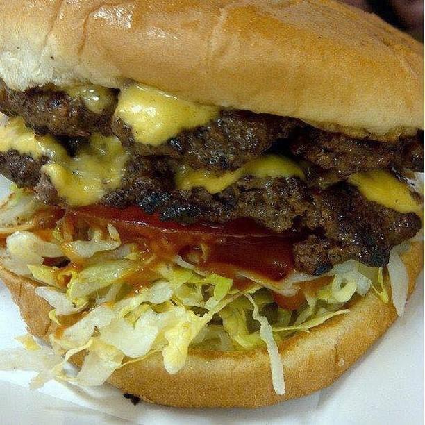 Hamburger Heaven menu in Birmingham, Alabama, USA