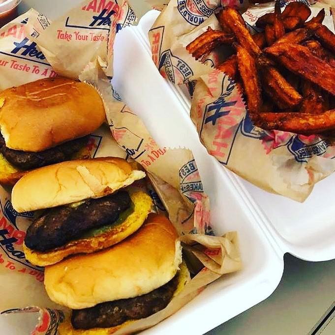 Hamburger Heaven menu in Birmingham, Alabama, USA