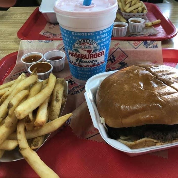 Hamburger Heaven menu in Birmingham, Alabama, USA