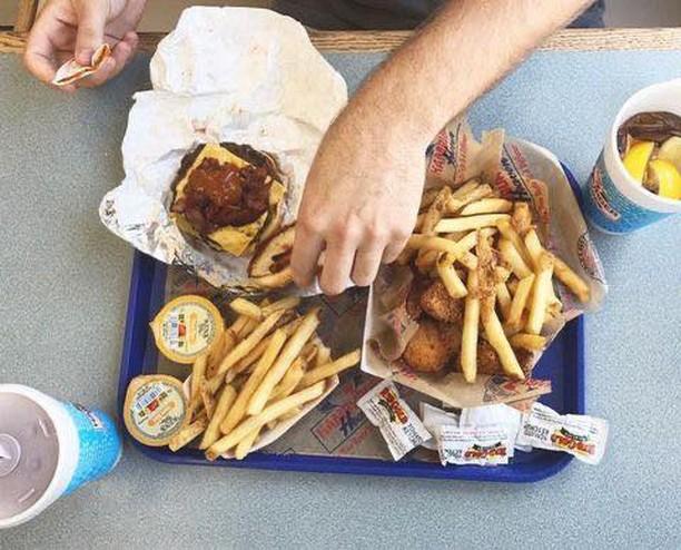 Hamburger Heaven menu in Birmingham, Alabama, USA