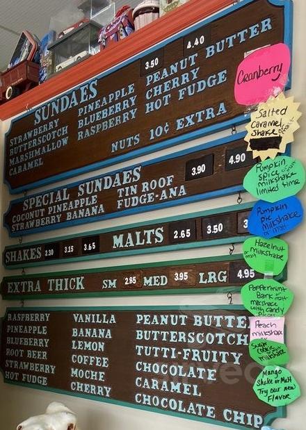 Dice's Dairy'n Dog menu in Zephyrhills, Florida, USA