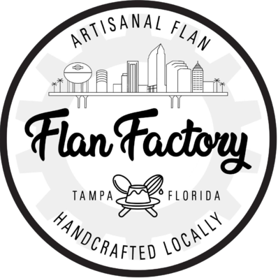 Flan Factory menu in Tampa, Florida, USA