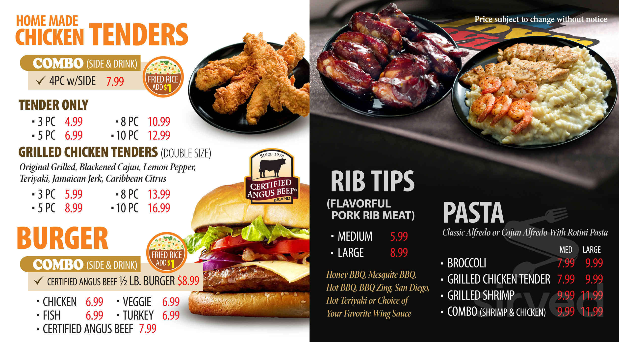 A-Town Wings menu in Stonecrest, Georgia, USA